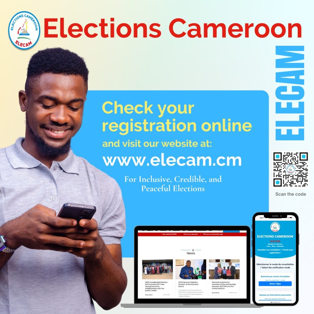 Cameroun : Elecam annonce la publication du fichier électoral national ...